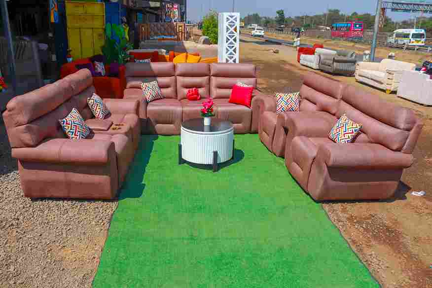 Classic Semi-Recliner Sofa – Kahawa Furniture